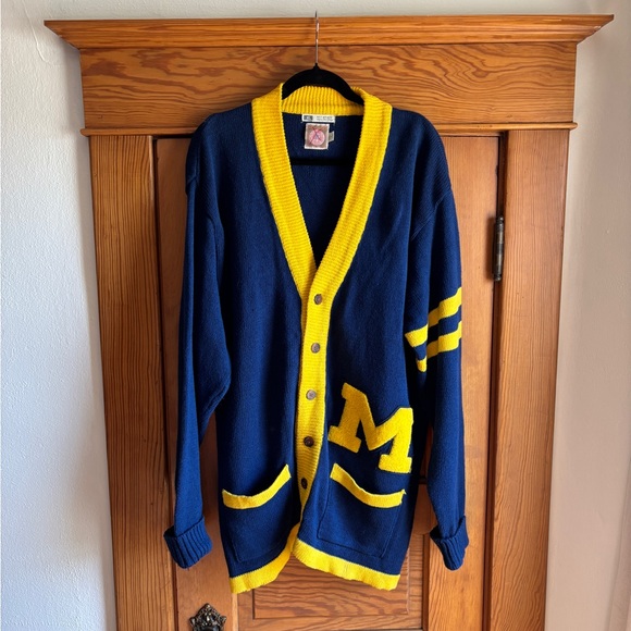 mirage | Sweaters | Vintage Mirage University Of Michigan Varsity ...